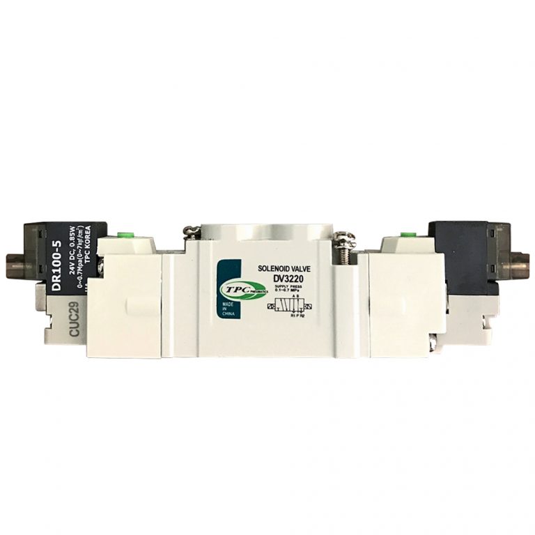 Van Khí 5 Cửa, 2 Vị Trí, 2 Coil Ren 1/8" TPC DV3220-(1/2/5)H-01 - Tuấn ...