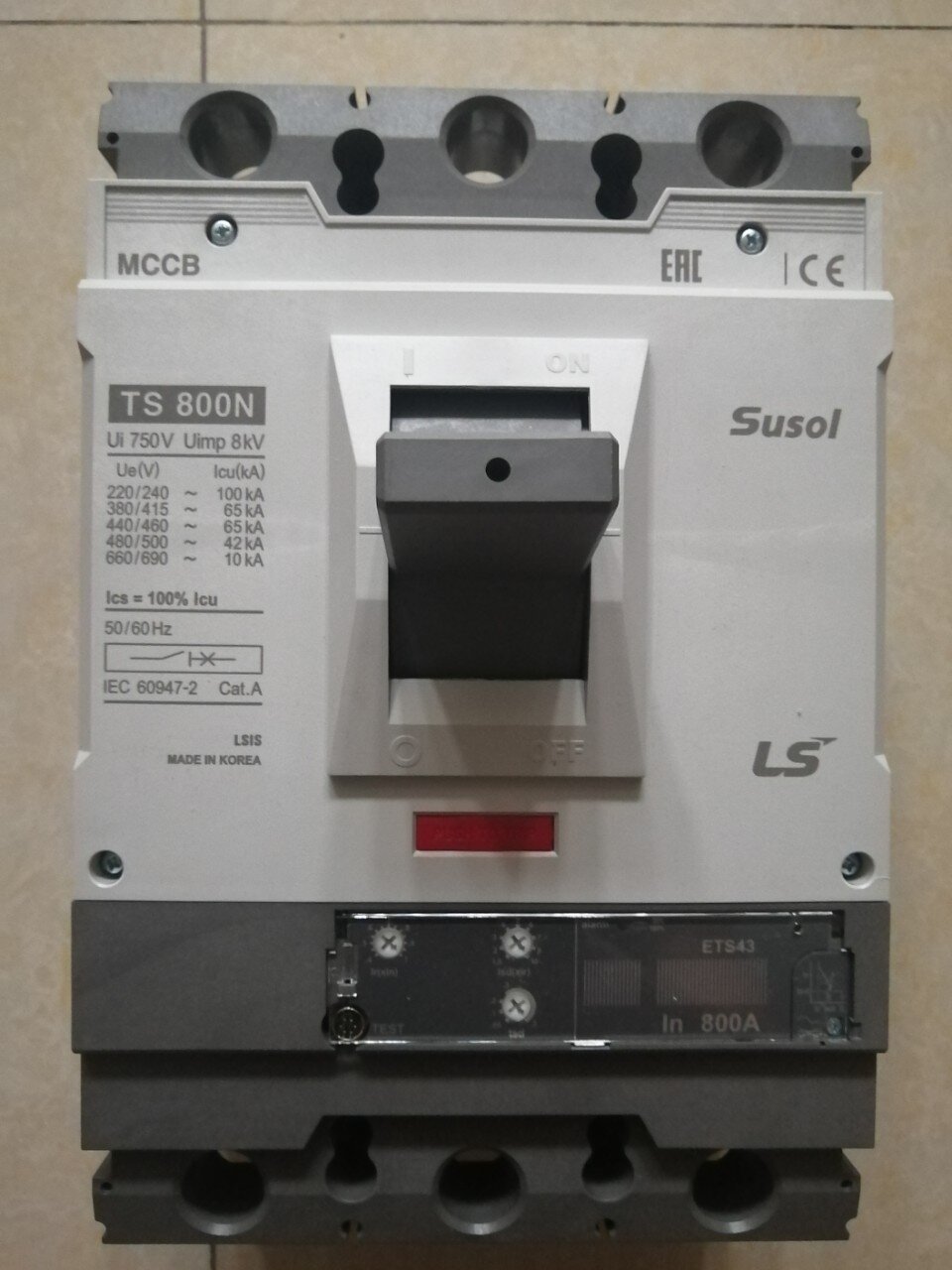 Đại Lý Phân Phối Cầu Dao Điện MCCB LS 3P 800A TS800N FTU800