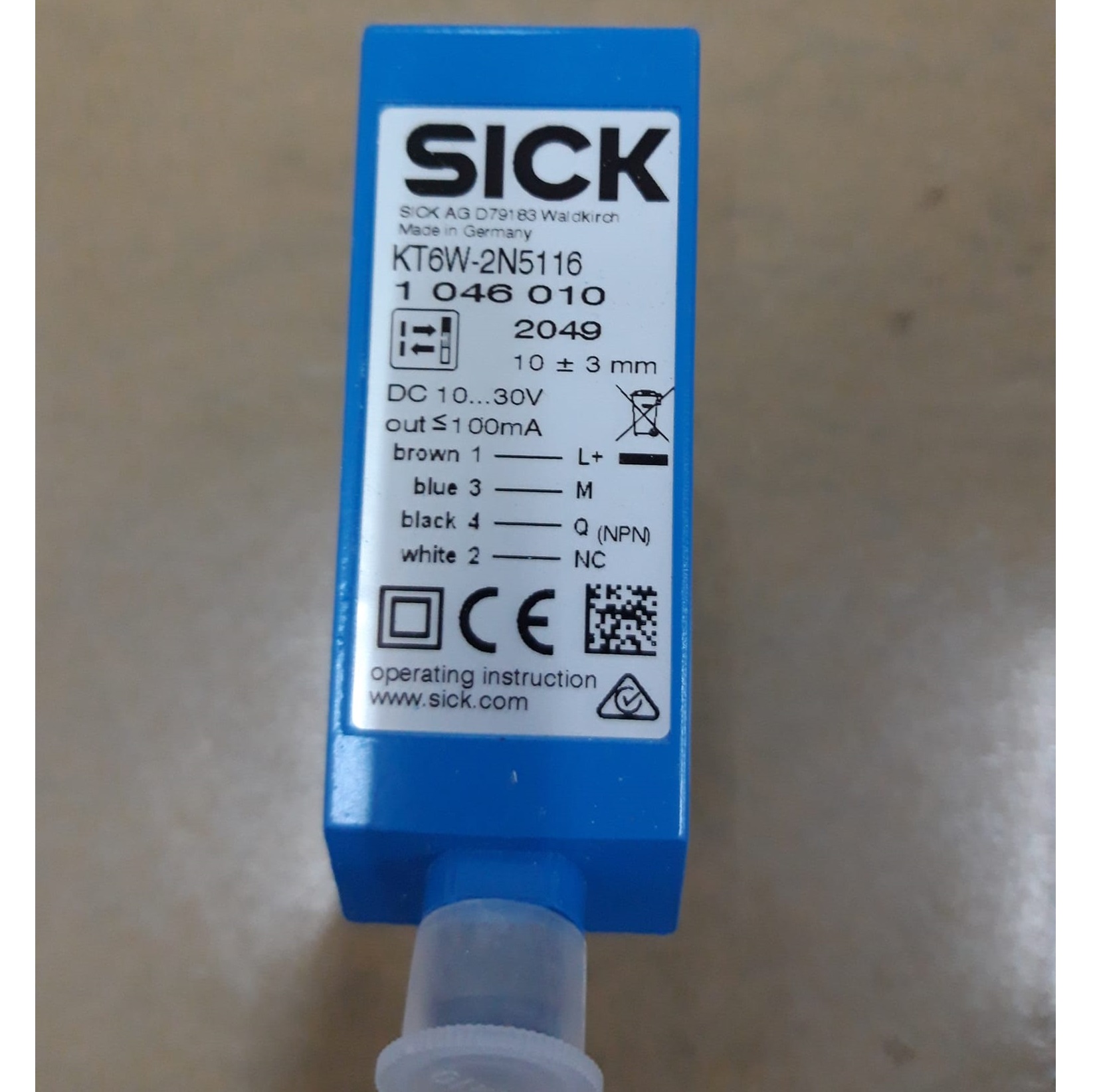 Đại Lý Phân Phối Cảm Biến Màu Sắc Contrast Sensors Sick KT6W-2N5116