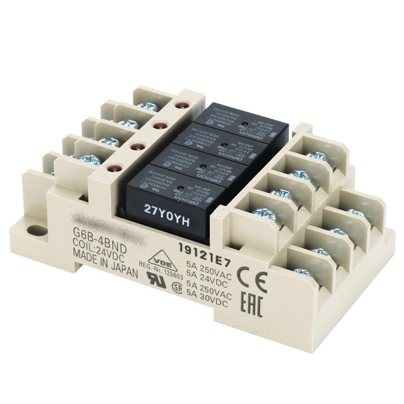 Đại Lý Phân Phối Rờ Le Trung Gian Dạng Khối Omron 4 Modul G6B-4BND