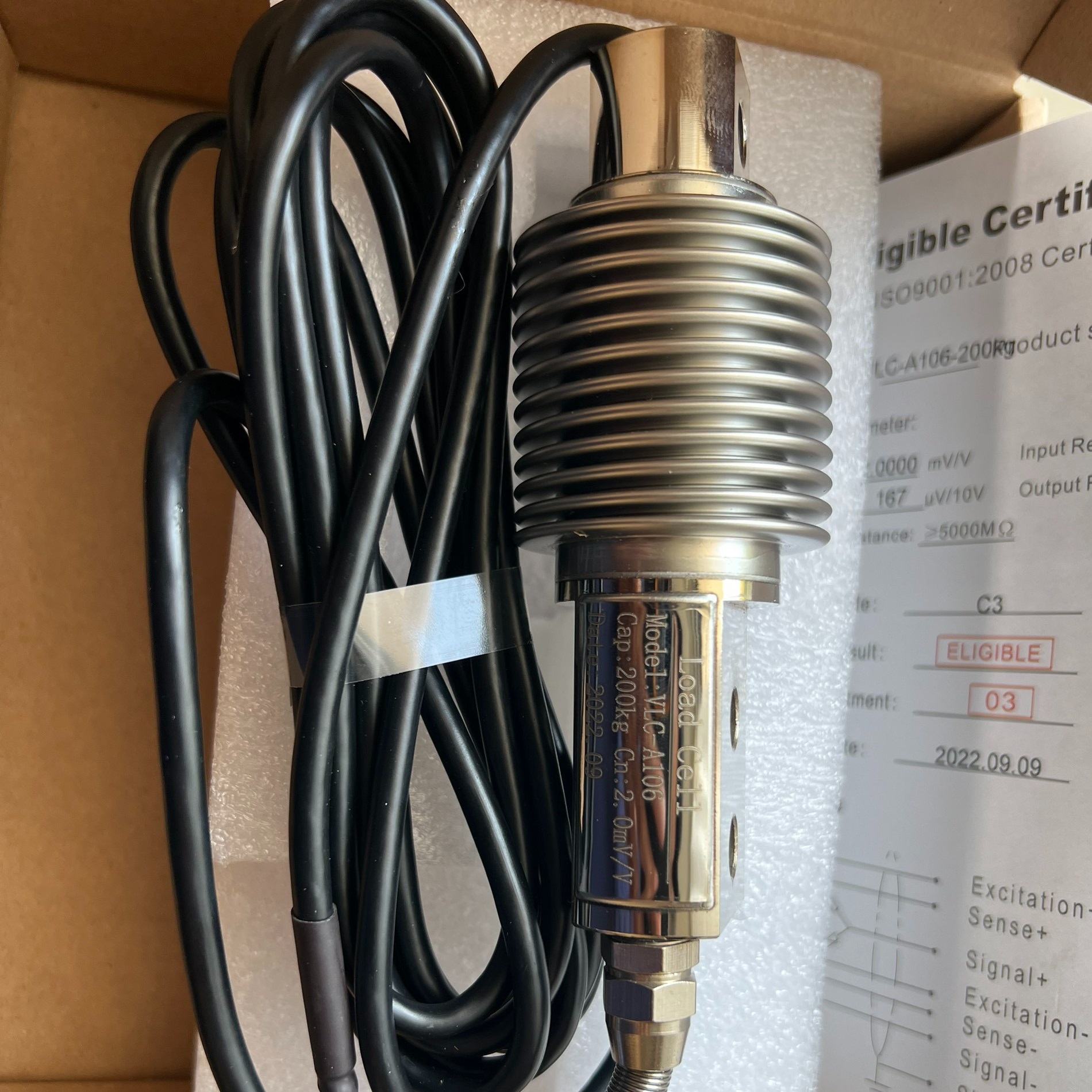 Thiết Bị Đo Trọng Lượng Cân Nặng Loadcell VMC 200kg VLC-A106