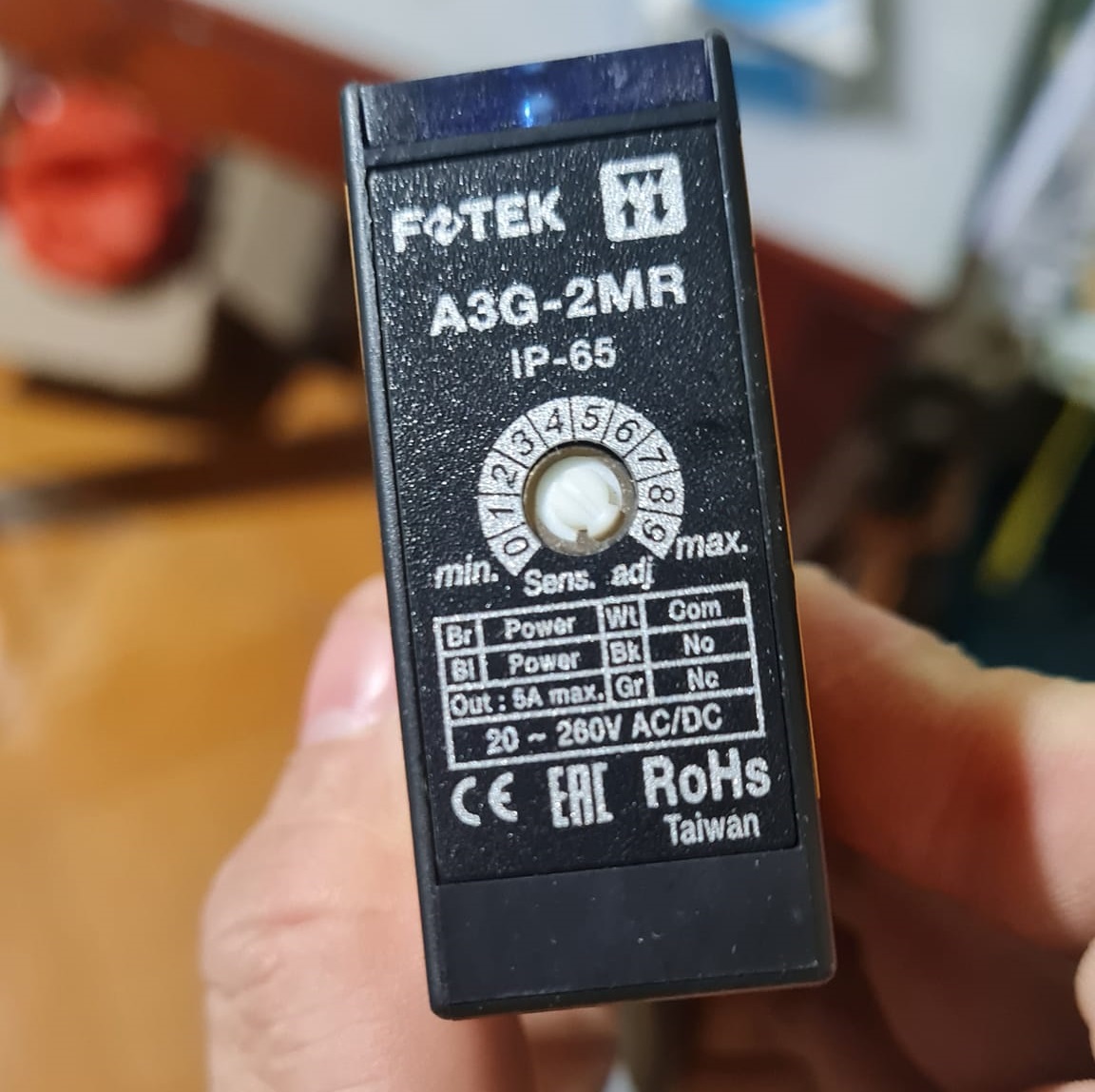 Đại Lý Phân Phối Cảm Biến Quang Dùng Gương Photoelectric Sensor Fotek A3G-2MR