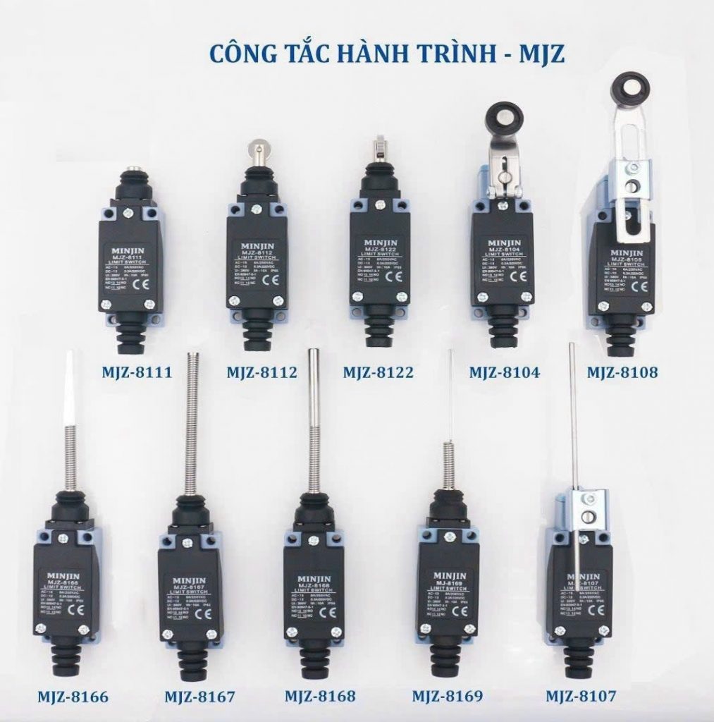 Đại Lý Phân Phối Công Tắc Hành Trình Limit Switch Minjin MJZ-8112